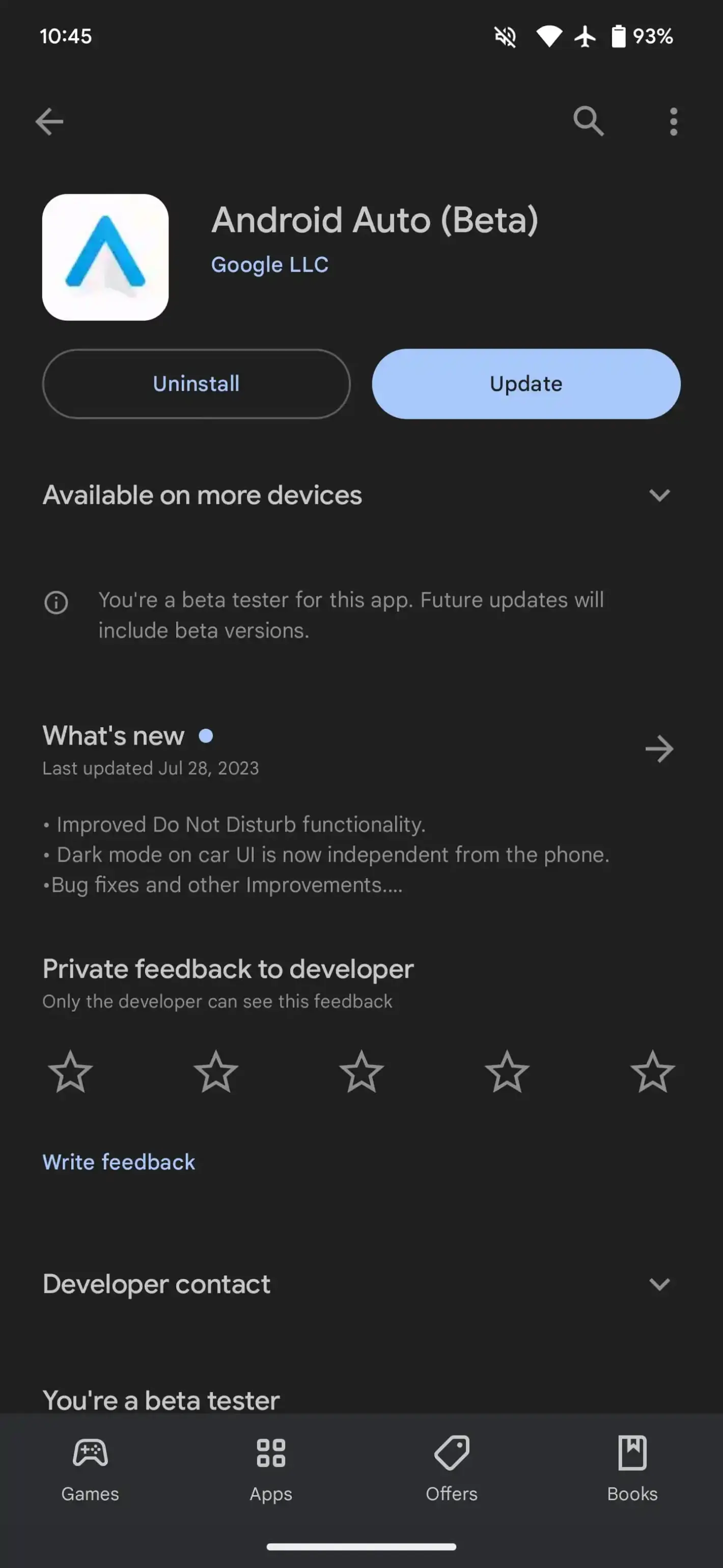 The Google Play Store seemingly updates its bottom navigation bar The Google Play Store seemingly updates its bottom navigation bar